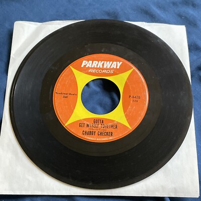 CHUBBY CHECKER 7" 45 RPM - "Dancin' Party" "Gotta Get Myself Together ...