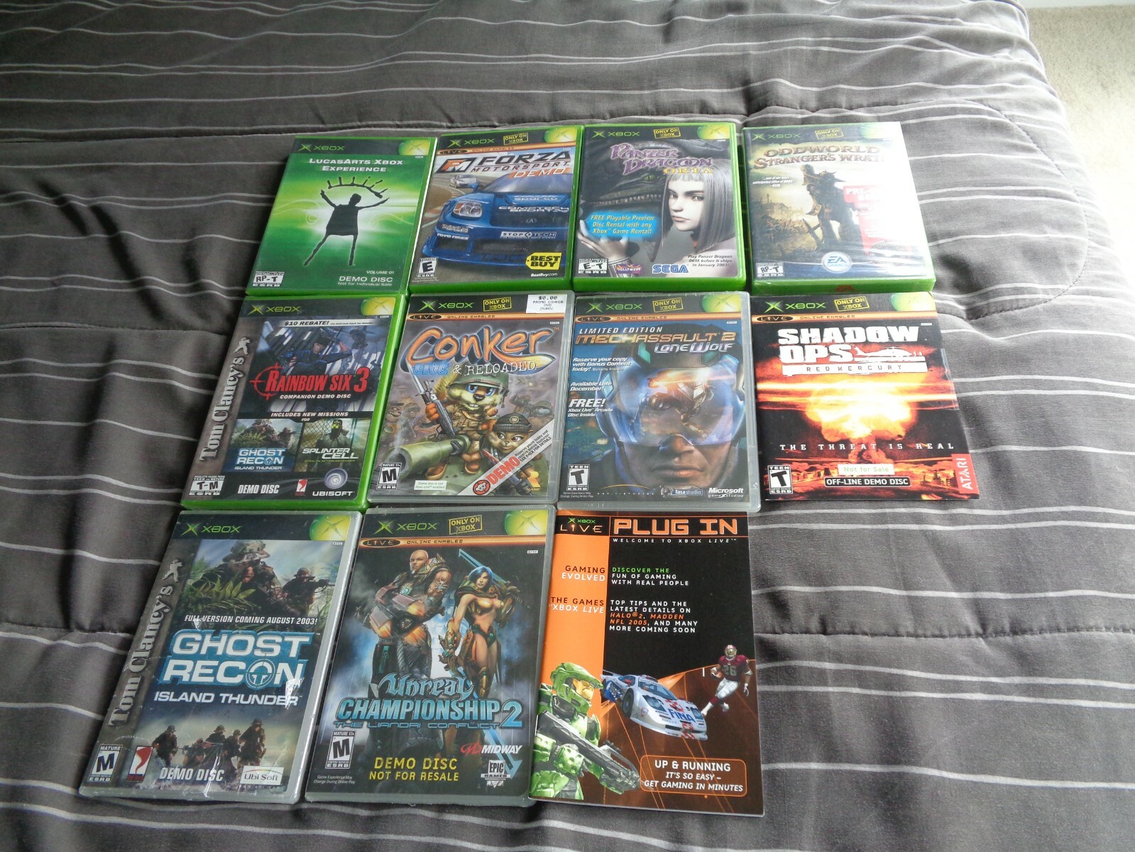 The Ultimate Xbox Demo Disc And Promo Item Lot-- Very Rare Instant ...