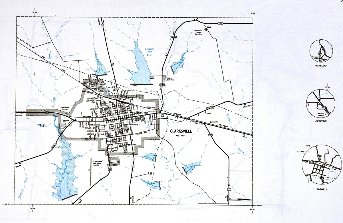 Red River Town Map