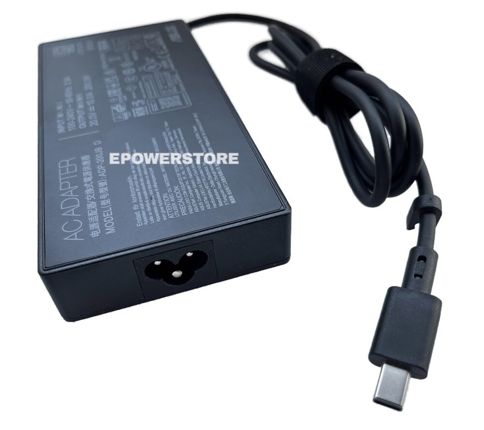 200W AC Adapter Charger For ASUS ProArt P16 H7606WV H7606WI 20V10A ...
