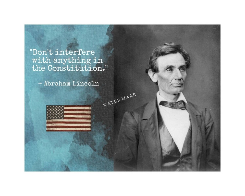 Abraham Lincoln 8x10 photo print Second Amendment quote US president ...