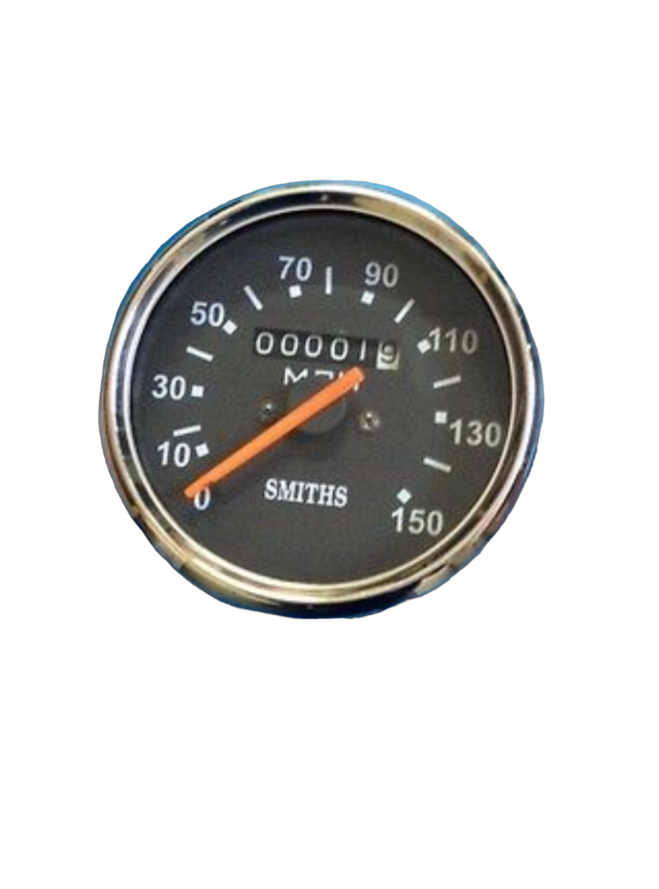 Dashboard Speedometer Replica Smith Black 150 MPH Miles New | eBay
