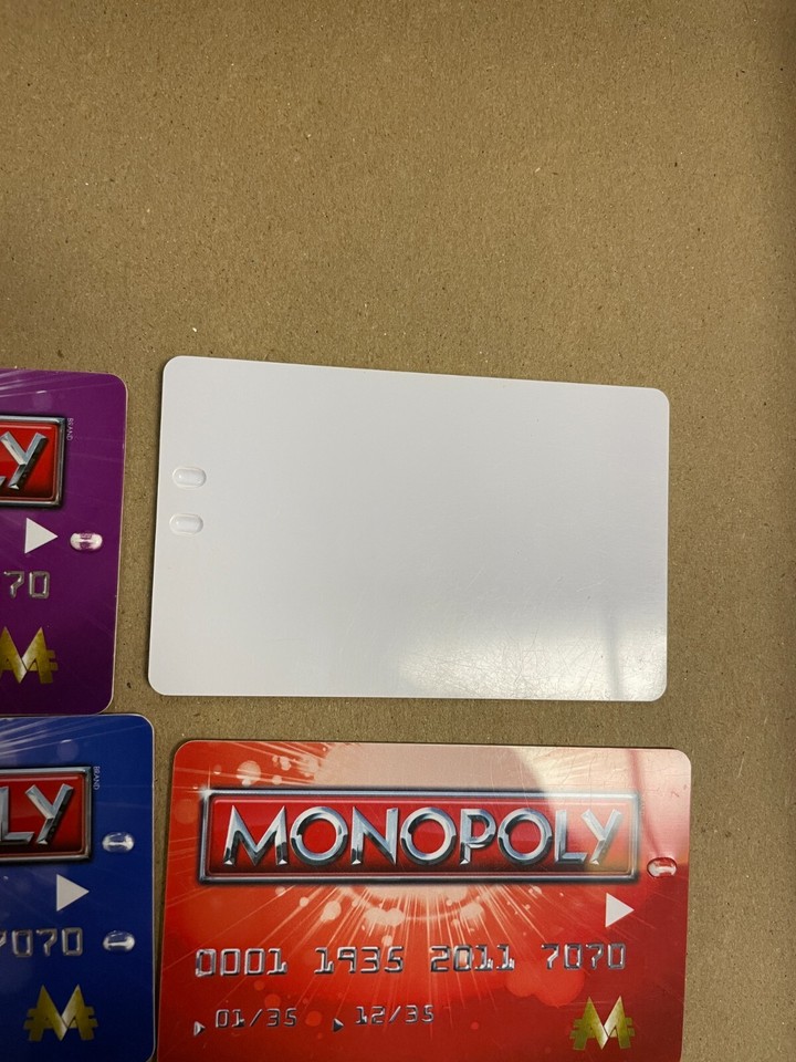 Monopoly Electronic Banking 2011 Replacement Parts Debit ATM Cards ...