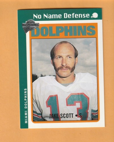Jake Scott Miami Dolphins 2004 Topps Fan Favorites #48 Georgia Bulldogs ...