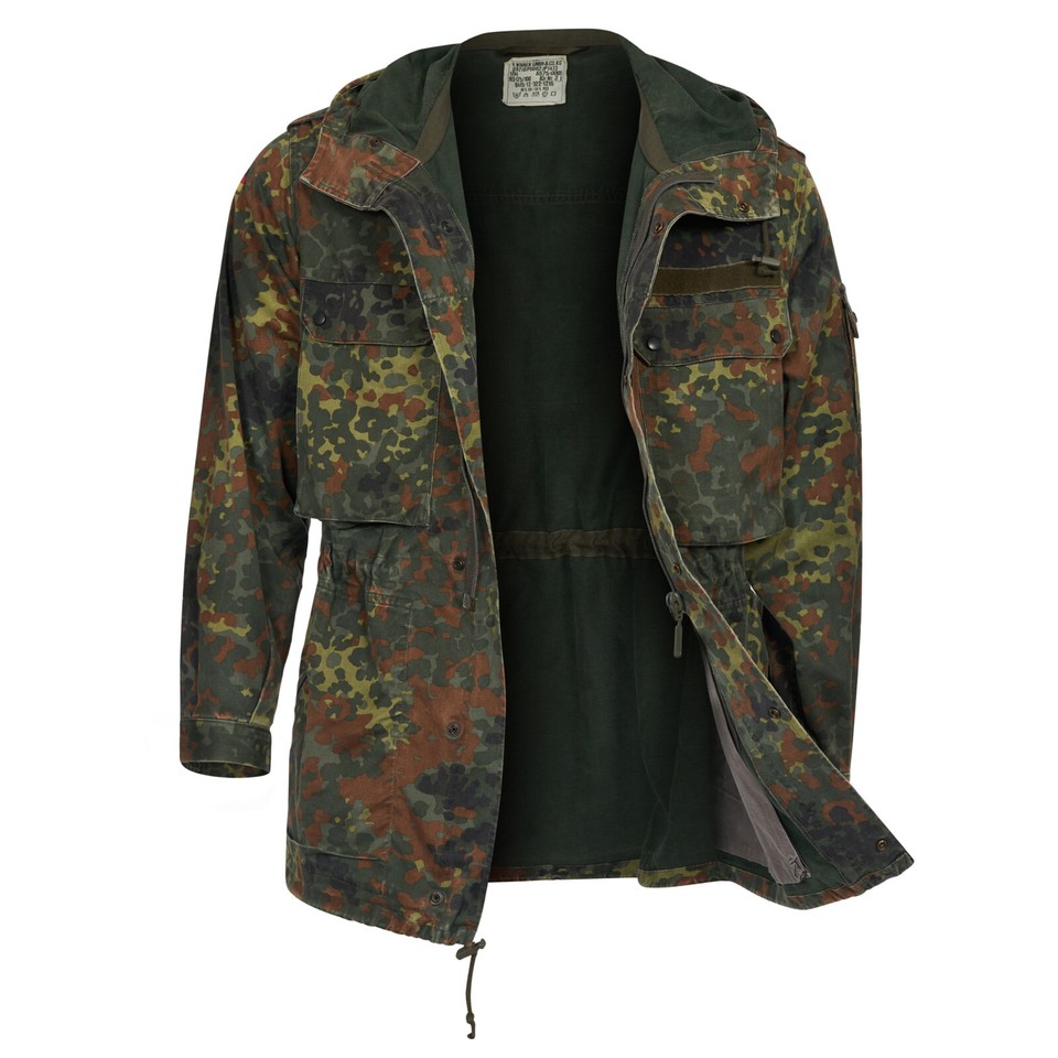 Army Jacket German Parka Original Military Hooded Field Combat ...