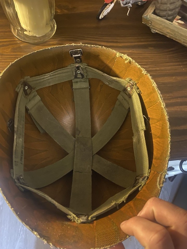Vietnam M1 Helmet Liner Shell (perfect For Restoration) | eBay