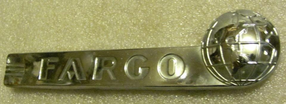 1940s - 1950s DODGE FARGO TRUCK GLOBE HOOD EMBLEM BADGE GENUINE ...