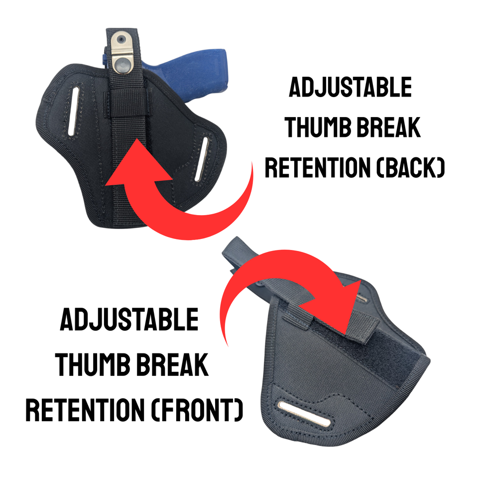 Right-Handed Pancake Holster w/ Strap Fits Raptor II 5" | eBay