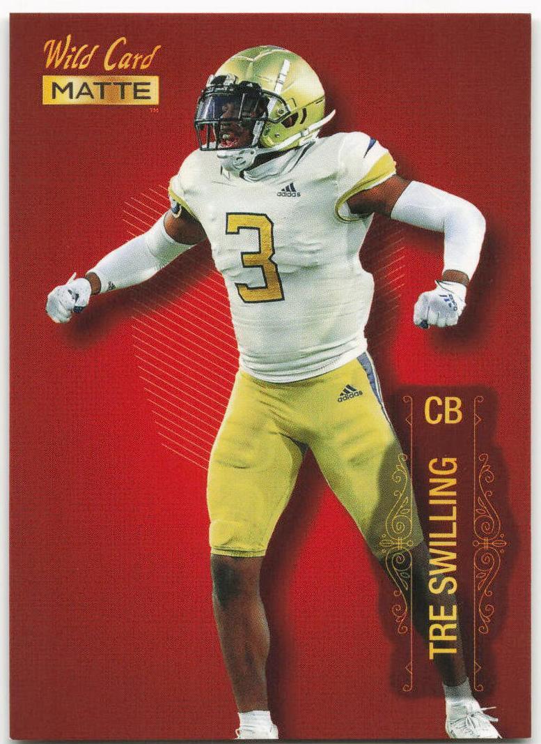 2022 Wild Card MATTE - Tre Swilling #MB-106 Red (RC) for sale online | eBay