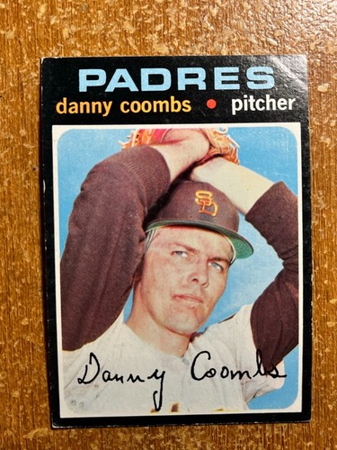1971 Topps Danny Coombs #126 VG Wrinkle | eBay