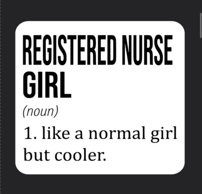 RN New and Cool Registered Nurse Sticker meme stickers Nursing Funny ...