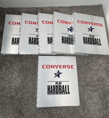 LOT OF (6) Vintage Converse Play Hardball Metal 3-Ring Binders VTG ...