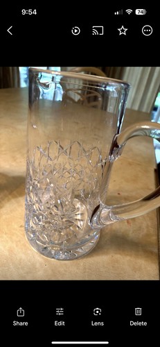 Tiffany & Co. Crystal Pitcher Heavy Cut Pitcher | eBay