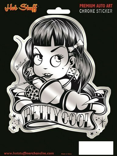 Betty Boop Rock n Roll - Car Sticker - Bad Girl - Fun Decal - Tattoo ...