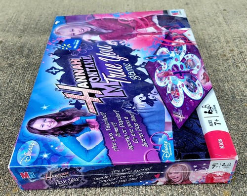 2008 TRUE YOU Board Game Disney Hannah Montana Milton Bradley Miley ...