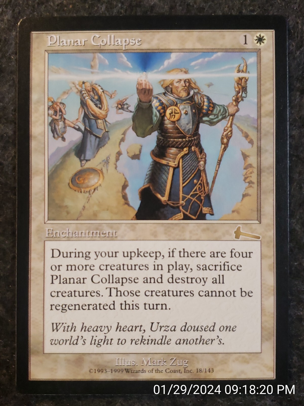 MTG Magic Planar Collapse The List (Urza’s Legacy) 18/143 UNPLAYED ...
