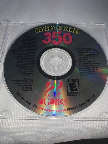 Galaxy of Games 350 (PC, 2004) for sale online | eBay