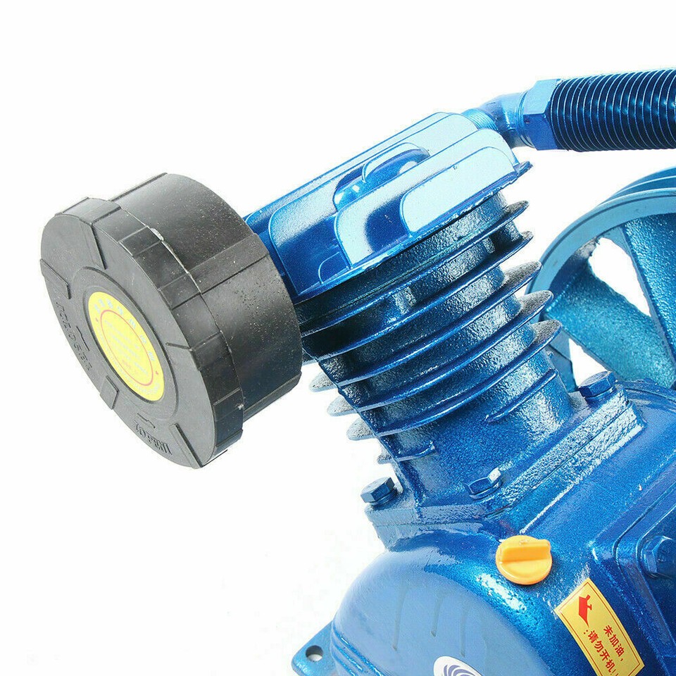 21CFM 5HP 175 PSI Air Compressor Pump Motor Head Double Stage V-Style 2 ...