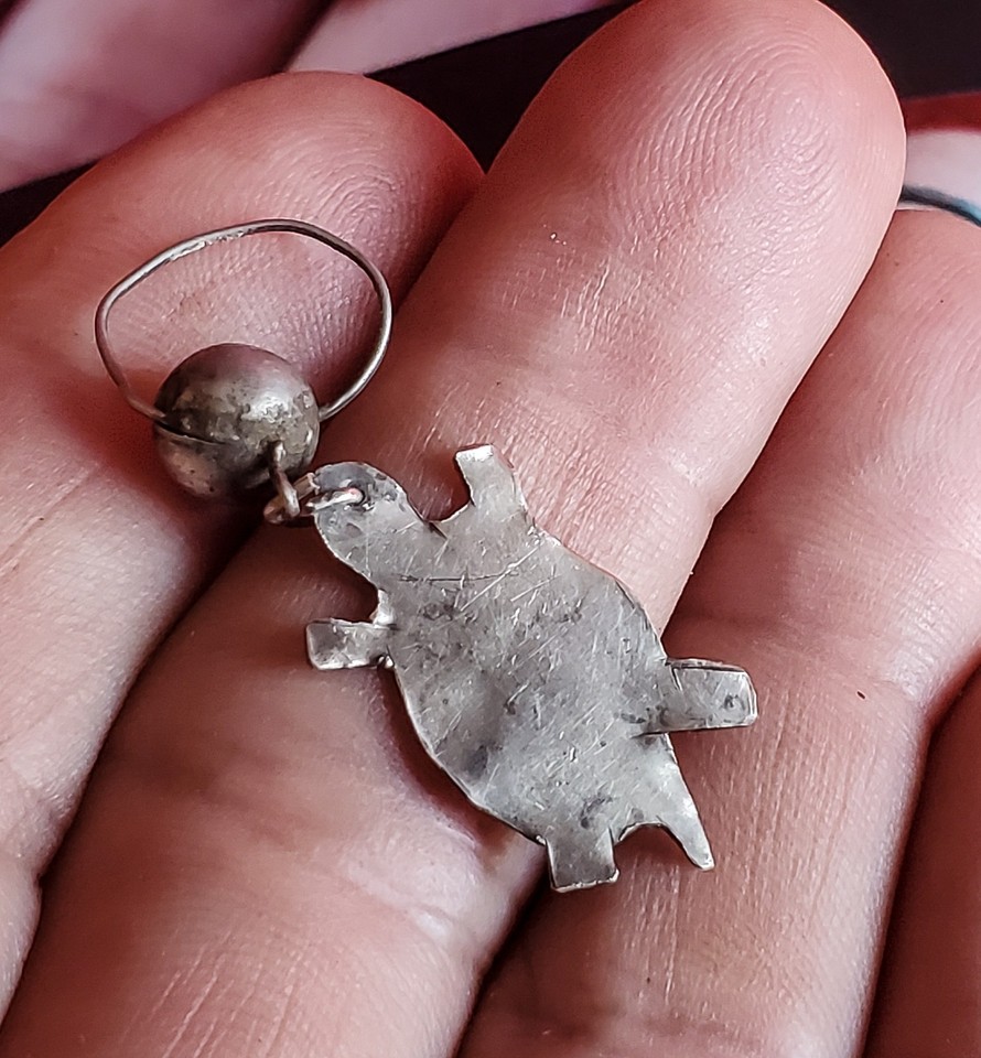 1700s Fur Trade Silver... Turtle Earbob | eBay