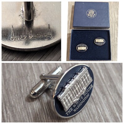 Presidential Seal Cufflinks Donald Trump VIP Cobalt Original White ...
