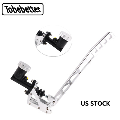 Aluminum Racing Hydraulic Silver Long Arm Handbrake Gear Drift Hydro E ...