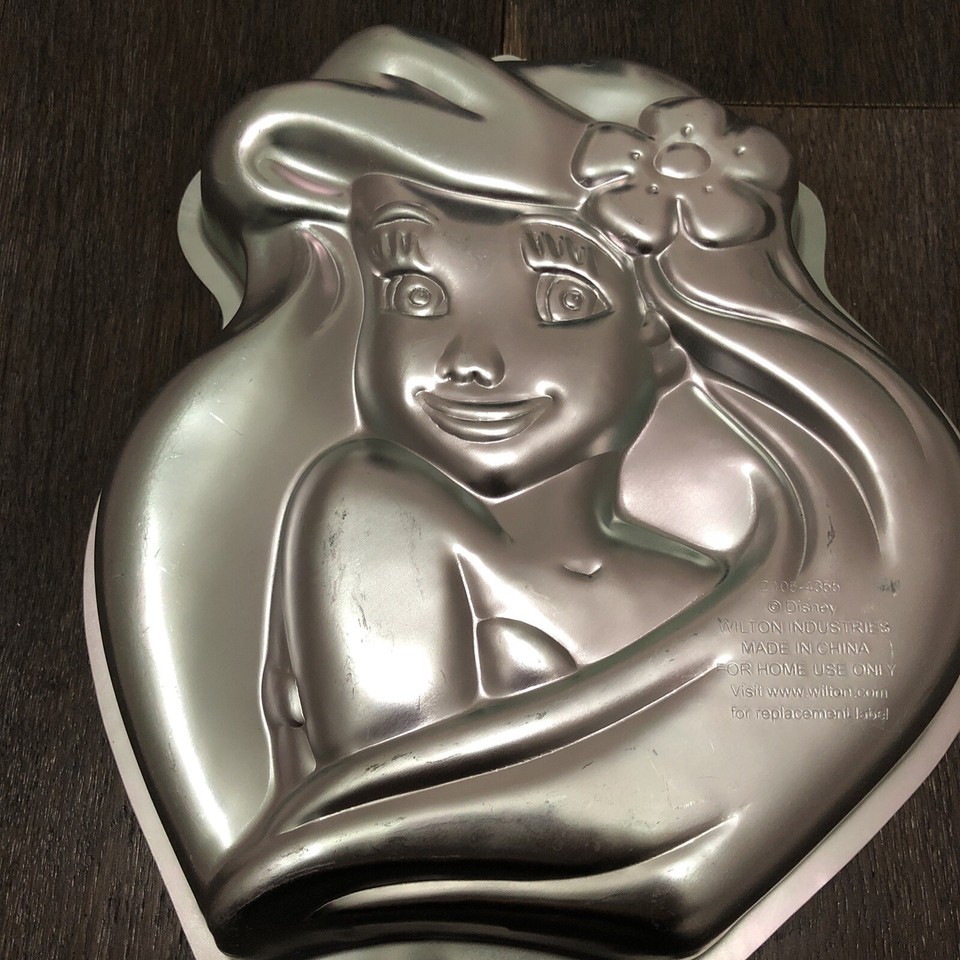 Wilton DISNEY ARIEL THE LITTLE MERMAID Cake Baking Pan Mold #2105-4355 ...