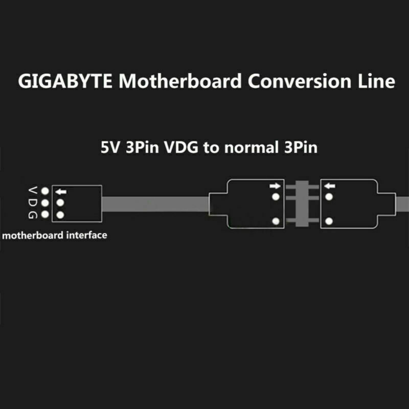 RGB VDG Conversion Wire Adapter Cable +Male 3Pin Socket For GIGABYTE ...