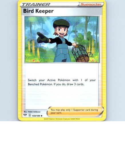 Bird Keeper Trainer 159/189 2020 Pokémon Card | eBay