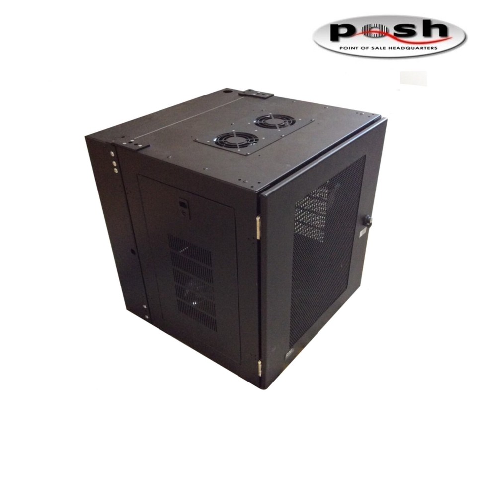 RXL Wall Mount Network Server Rack Cabinet Enclosure - Black | eBay