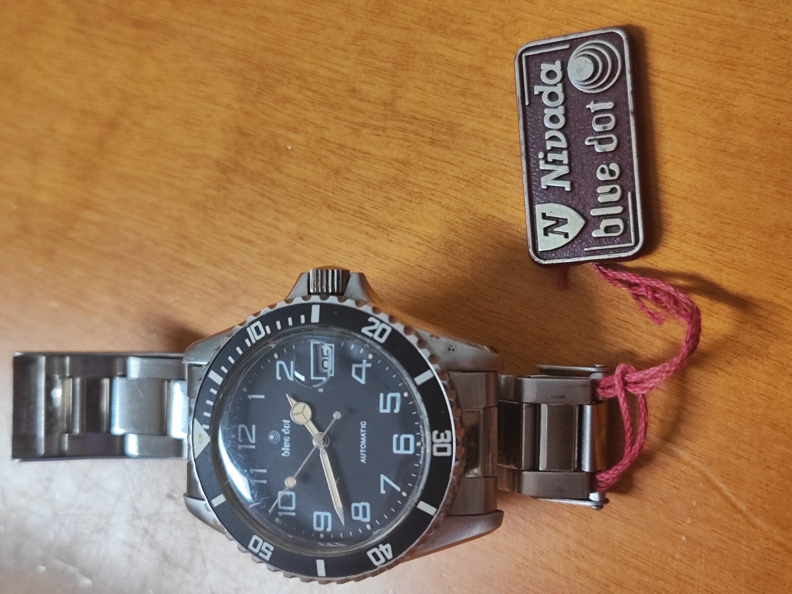 Vintage Blue Dot Diver Watch - Automatic - ETA 2824 - Nivada | eBay UK