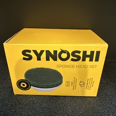 Synoshi Sponge Brush Heads 6 Units for Cleaning Smooth Surfaces | eBay
