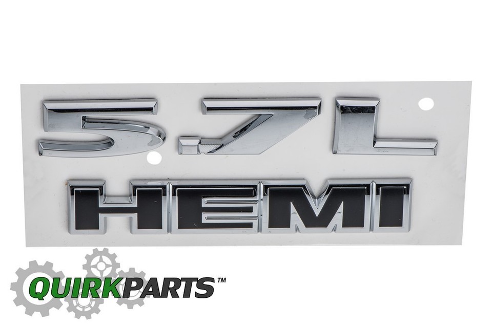 Dodge Jeep Chrysler 5.7L HEMI Emblem MOPAR GENUINE OE NEW Ram ...