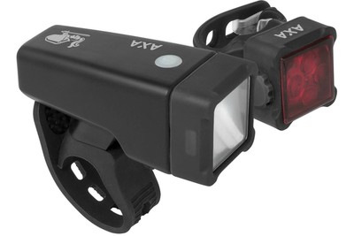 AXA Light set Niteline T4-R USB black StVZO | eBay