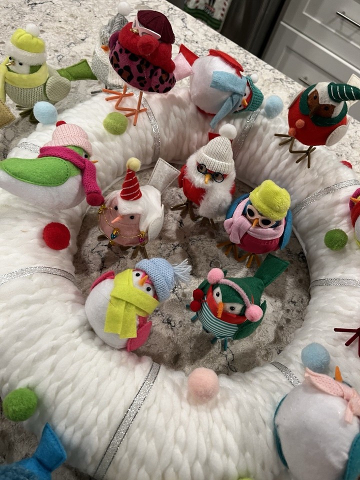 Target Wondershop Lot of 21 Christmas Birds Miniature Size 4 Inches ...