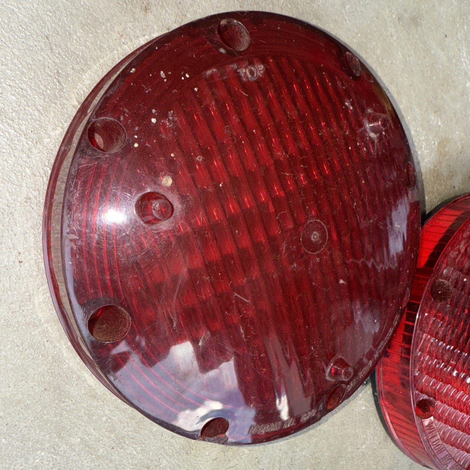 Weldon 1010 7" School Bus Brake Light Assembly Ans 1020 Lens Cover | eBay