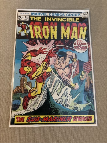 The Invincible Iron Man #54 (Marvel Comics 1973) "1st Appearance of ...