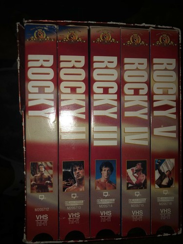 Rocky VHS box set boxing , rocky balboa , collectors edition | eBay UK