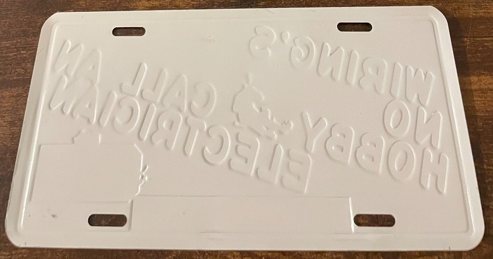 Wiring's No Hobby Booster License Plate Call An Electrician Little Rock ...