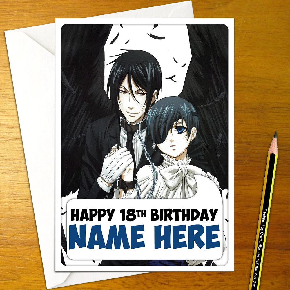 Black Butler Birthday Card