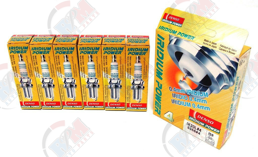 DENSO IKH24 "IRIDIUM POWER" Spark Plugs 5346 | Set of 6