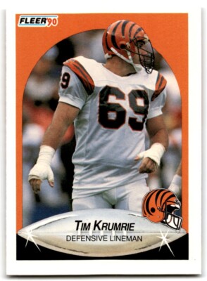 1990 Fleer Tim Krumrie Cincinnati Bengals #218 | eBay
