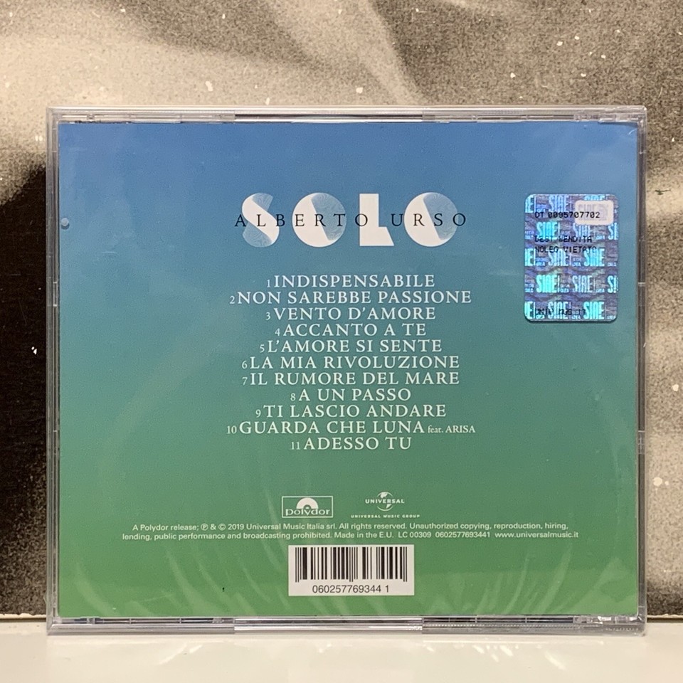 ALBERTO URSO - SOLO CD Neu Versiegelt 2019 POLYDOR / UNIVERSAL | eBay.de