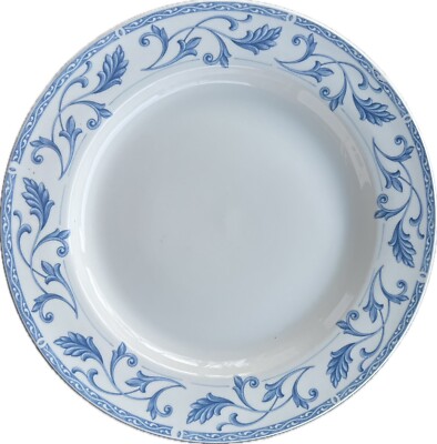 Farberware BLUE SCROLL Round Serving Platter 12” | eBay