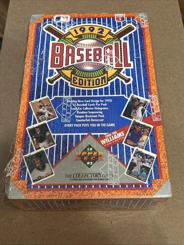 1992 UPPER DECK BASEBALL CARD WAX BOX FACTORY SEALED 36 PACKS Find The ...