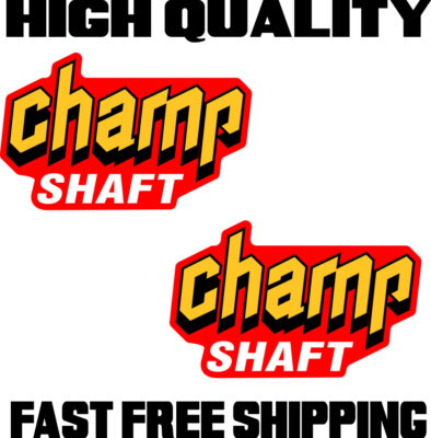 Red Yel 88'-91' fit Yamaha Champ Shaft decals Moto-4 stickers YFM100 ...