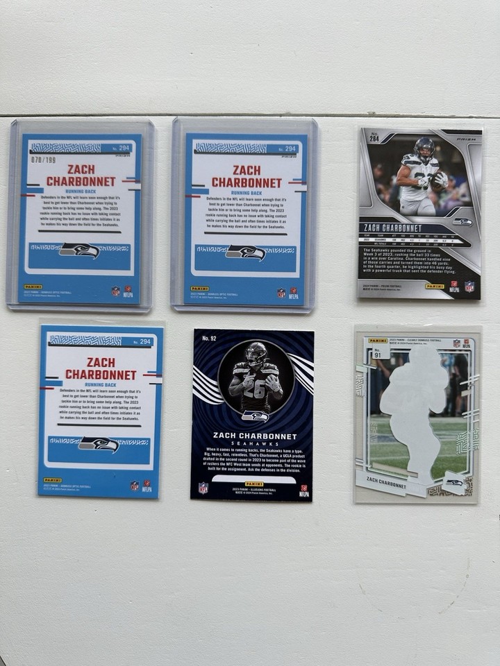Seattle Seahawks Card Lot Rated Rookies And Numbered Cards | eBay