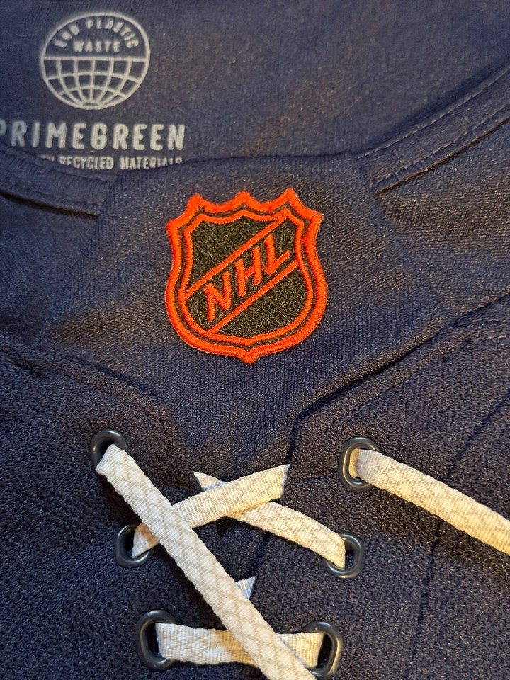 Oilers Adidas INDO Jersey Prime Green Reverse Retro RR 2.0 RNH Size 54 ...