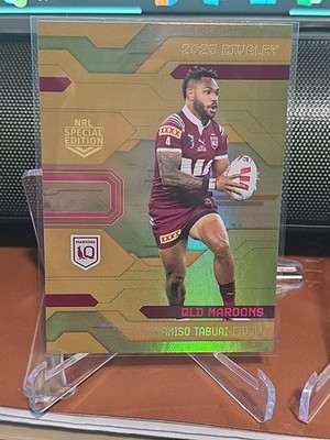 2025 NRL RIVALRY 'STATE OF ORIGIN - GOLD' G08/12 HAMISO TABUAI-FIDOW ...