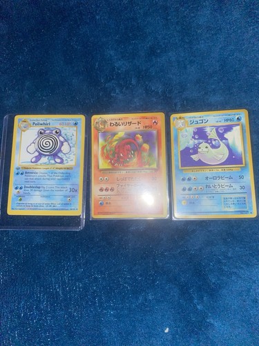 3 pokemon cards lot old vintage 1999 2000 first edition shadowless ...