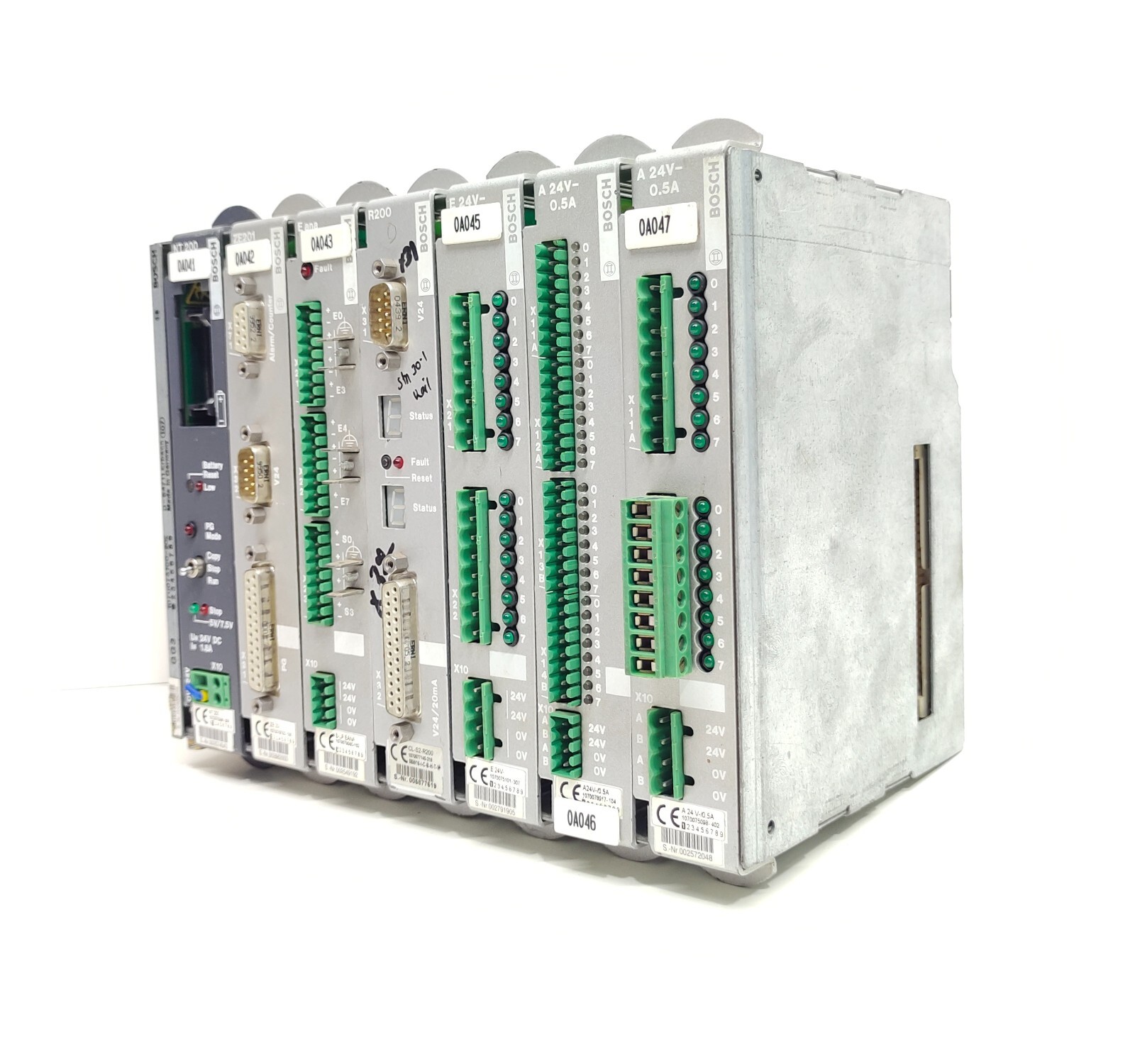 Bosch rack complete NT200 WITH ZE201, E ana, R200, 2 NOS OF E24V-0.5A ...